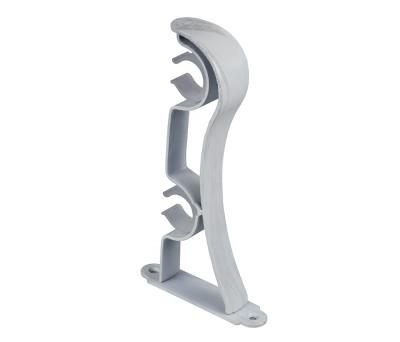 Cina Doppia tenda Rod Bracket del rame del supporto del soffitto decorativo del metallo in vendita