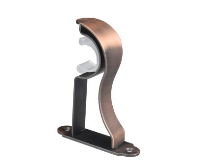 Cina Anti anti tenda nera di rame d'ottone variopinta Rod Brackets di 19/22/25/28mm in vendita