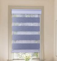China Day Night Intelligent Window Blinds Double Layer Zebra Style With Smart Control for sale
