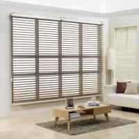 China Electric Roller Window Blinds Double Layer Transparent With Polyester Material for sale