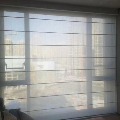 Cina ODM Roman Curtain Blinds orizzontale, filato di poliestere Roman Shades For Living Room in vendita
