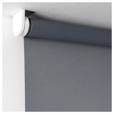 Cina 100% Grey Polyester Fabric Roller Blinds For Living Room 85% Open Rate in vendita