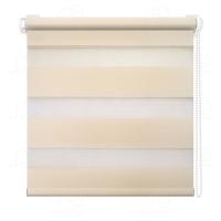 China Solid Colour Slinky Bathroom Zebra Blind Curtain Pull Bead Top Opening for sale