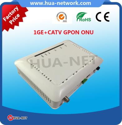 China HZW-G801-T ONU GPON 1GE+CATV GPON ONU with high quality from HUANET for sale