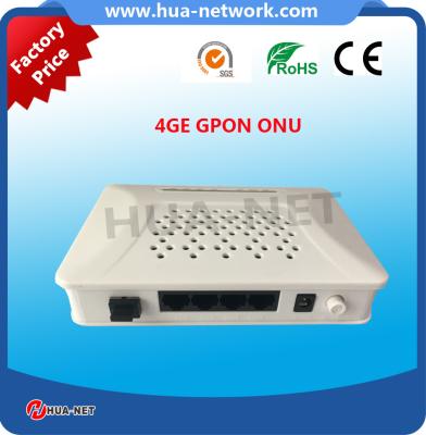 China HZW-G804 1GE 4FE GPON ONU fully compatibility with OLT based on Broadcom/Huawei/ZTE/MTK chipset for sale