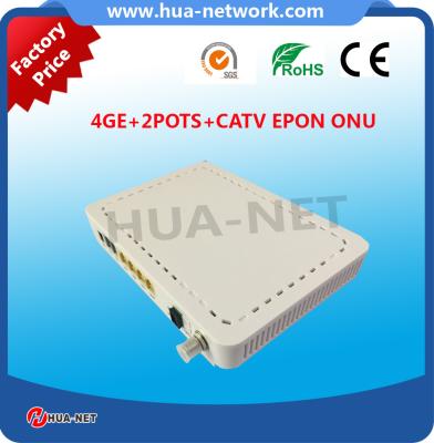 China HZW-E804-FT ONU 4GE 2POTS CATV EPON ONU wholesale from Chinese factory for sale