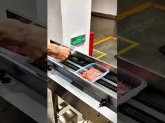 Frisches Fleisch Verpackungsmaschine mit veränderter Atmosphäre Kartenbeutelversiegelung 5KW mit Glasrahmen