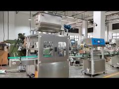 Linea di riempimento automatico di liquidi resistente alla corrosione Alta precisione