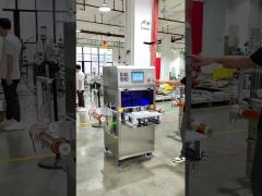 Máquina de vedação de tampa de taça de plástico de forma especial 220V com aparência de aço inoxidável