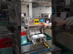 220V de aço inoxidável placa de selante de bandeja Máquina de selando totalmente automática