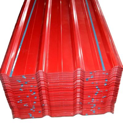 中国 ±1% 許容度 塗装された屋根板 PPGI 金属屋根 青/赤/緑のゴロゴロ屋根 販売のため