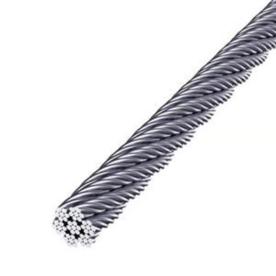 Cina 6X26ws Iwrc Acciaio filo di ferro corda 6mm per ascensore alta molla di carbonio in vendita