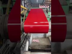Coil d'acier prépeint couleur revêtue PPGI Coils d'acier galvanisé feuille pour le toit Coil plat