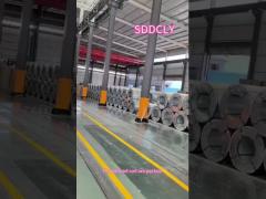 échantillon de tôle d'acier galvanisé à chaud galvanisé en bobine