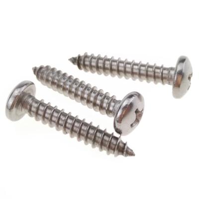 China Pan Head Self Tapping Screws Stainless Steel 304 for Engineering for sale
