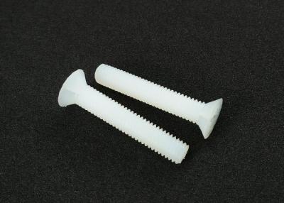 Cina Fermo di nylon della plastica di M3 di bianco della vite capa svasato azionamento di 