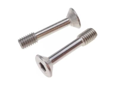 China A2 Stainless Steel Captive Screws Flat Head M6 Hex Socket Metal Screws Fastener for sale
