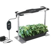 China 45w hydroponic growing system large coverage seedling adjustable table lamp dimmable tunable spectrum 1-23h timer for sale