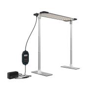 China 45w hydroponic growing system large coverage seedling adjustable table lamp dimmable tunable spectrum 1-23h timer for sale
