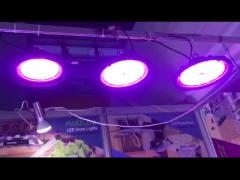 FCC Waterproof Full Spectrum UFO LED Grow Light Indoor UFO Plant Light 100w