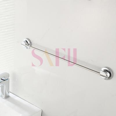 China European bathroom towel bar 40cm stainless steel wall hanger towel rack suction hooks bathroom accessories towel rail for sale