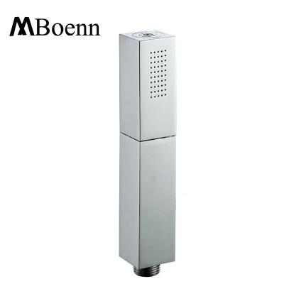 China Modern Design Rain And Water Column Brass Rainfall Hand Shower Chrome Surface Whirling Style Handled Shower for sale