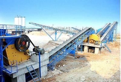 China Crushed stone production line HPC220+VSI9526, Finished product: 5-20mm stone, ≤5mm finished sand for sale