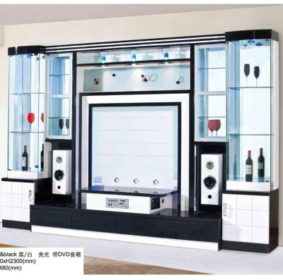 Cina Moderno mobile TV europeo Mobili Bunnings Porte Bifold Libreria costruita in stile in vendita