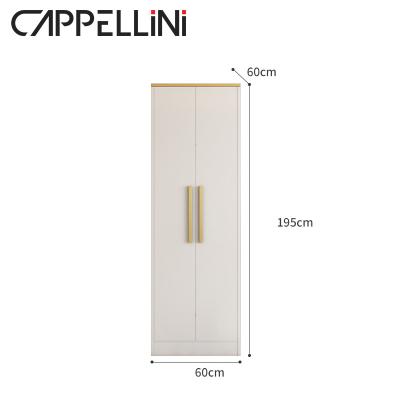China Multispace Bedroom Sets Furniture Storage Wardrobe With Mirror Hinged Door for sale