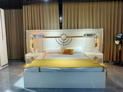 中国 世紀半ばの家のチェリー ライト ドレッサー王が付いているBed固体現代寝室続き 販売のため
