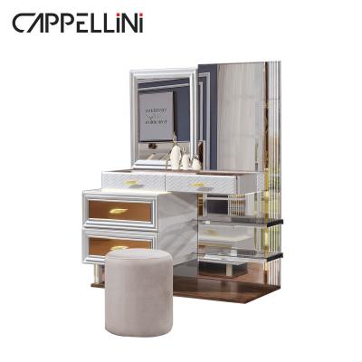 China Silver Bed Bench Full Size Bedroom Furniture Sets MDF Wood Panel SGS for sale
