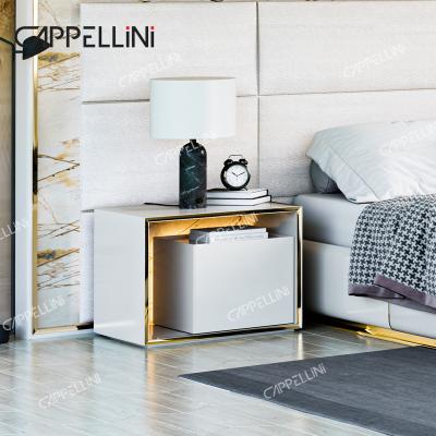 中国 現代白革ヘッドボード 木製 キングサイズ ベッド ホーム ダブル モダン ルックス 木製 Mdf 寝室具セット 販売のため