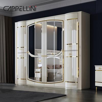Cina Alte qualità letto reale in doppia pelle moderno Mdf telaio lusso grandezza regina casa in legno completi mobili set camera da letto in vendita