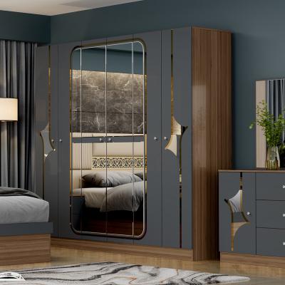 China Groothandel Goedkope Turkse Double King Bedroom Home Houten frame Mdf Modern Luxe Full Size Bedroom Meubels Set Te koop