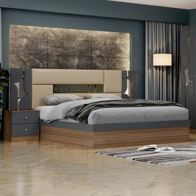 China Groothandel Goedkope Turkse Double King Bedroom Home Houten frame Mdf Modern Luxe Full Size Bedroom Meubels Set Te koop