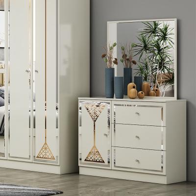 China New Design Wholesale Wooden Double Bed Room Set Luxury Home Wood Frame Cheap King Size Modern Furniture Bedroom Sets for sale