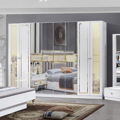 China Groothandel Hoogwaardige moderne houten frame dubbelbed Home Master Room King Size Luxe Turkse slaapkamermeubilair set Te koop