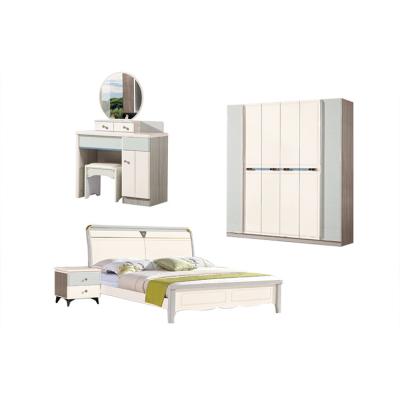 Chine Lit en bois solide 1800*2000mm du Roi Bedroom Set Double de minimaliste d'OEM d'ODM à vendre