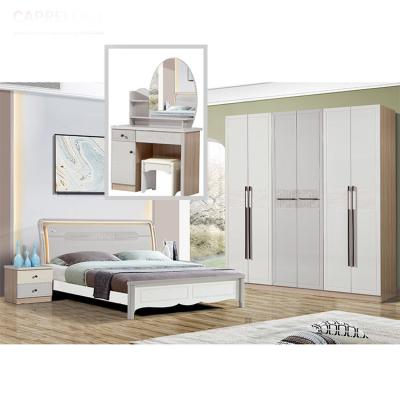 China 1800*2000mm 5 Pcs Minimalist Bedroom Set Simple Assembly for sale