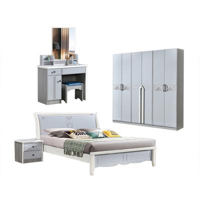 China Fester Schlafzimmer-Möbel-Satz Cabrini Holz MDF 5pcs nordischer zu verkaufen