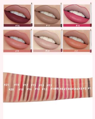Cina Sopracciglio su ordinazione Matte Lip Pencil molle impermeabile di GMPC in vendita