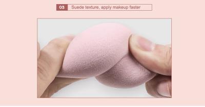 China Niet Giftig de Sponsei van de Gezichtsmake-up, de Purpere Spons van het Stichtingsei Te koop
