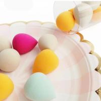 China Custom Logo Non Latex Polyurethane Makeup Sponge Egg for sale