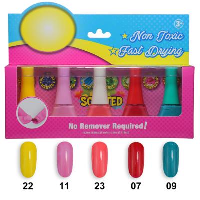 Chine Vernis à ongles des enfants à base d'eau d'ISO22716 12ml Peelable non toxique à vendre