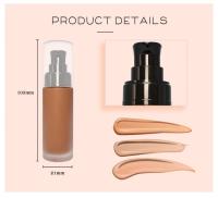 China Poreless Private Label Waterproof Natural Concealer Liquid Foundation 30ml for sale