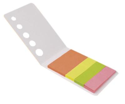 Cina Note adesive promozionali in carta portatile con fogli di neon di colore accattivante in vendita