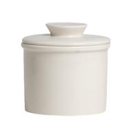 Quality 350ml 12oz Creative Embossed Ceramic Butter Bell With Custom Branding Gloss for sale
