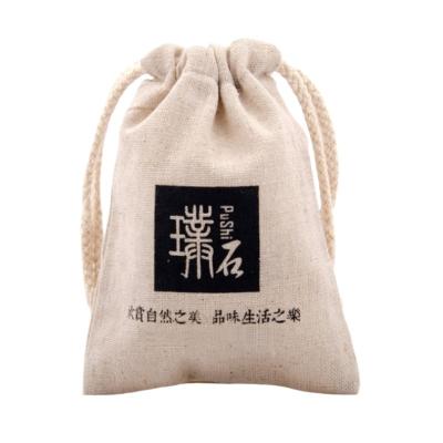 China Promoties Juwelen Eco-vriendelijke natuurlijke trekstreng Calico tas Te koop