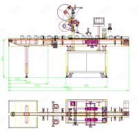 China Automatic Three Sides Box Corner Labeling Machine High Precision ±1.0mm 400pcs/min for sale