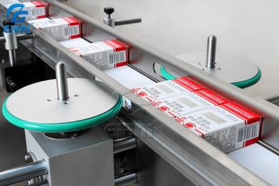 Cina Etichettatrice SS304 del cartone della pillola della medicina etichettatrice d'angolo rettangolare in vendita